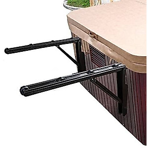 UCEDER Hot Tub Cover Lift and Caddy Removal System Bracket Universal Assist Spa Cover Roller fits Vary Size, Shape and Brand of SPA,Cabinet Free Cover