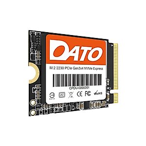 DATO 1TB SSD M.2 2230, NVMe 1.3 PCIe Gen3x4, Internal Solid State Drive, Up to 2500/1700 MB/s, DP330 Series