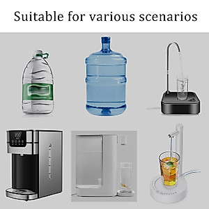 Replaceable Silicone Hoses 20 "&59" for Water Bottle Pump,1/4" ID Food Grade Pure Silicone Tubes for Home Brewing Winemaking Pump Transfer (Replacement Silicone Tubing Hose)