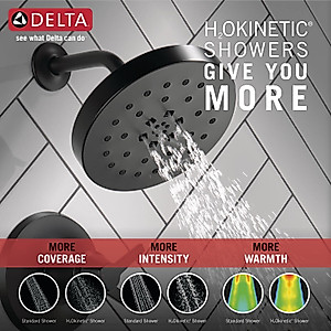 Delta Faucet T17T271-BL Galeon Tub/Shower, Matte Black