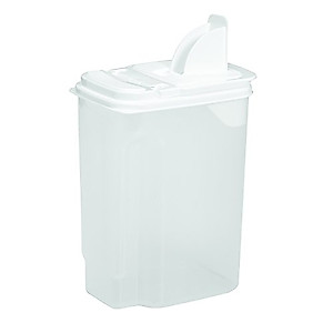 Buddeez 8 Qt and 3.5 Qt Bird Seed Dispenser Set - Set of 2 Containers with Lids