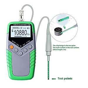 Permanent Magnet Gauss Meter Tesla Meter Fluxmeter with 5% Accuracy Probe 0 to 2400mT