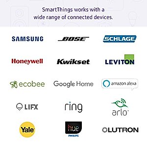 Samsung SmartThings GP-U999SJVLAAA Door & Window Multipurpose Sensor, White, 1 Count (Pack of 1)