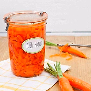 Weck 742 Mold Jar - .5 Liter, Set of 6