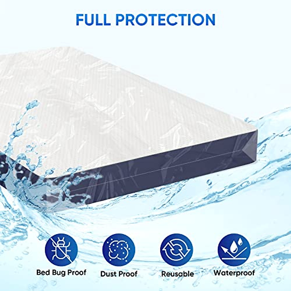 6 Pack Oversized Moving Bags +2PK Mattress Bag for Moving Storage