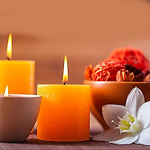 CocoSoy Scented Pillar Candles EcoAroma Natural Flower & Plant Fragrance Oils Aromatherapy & Home Scented , Organic Eco Wax 3' D x 6 " H Beautiful Marble Bamboo & Lily