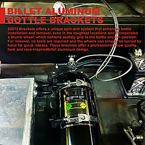 Universal 7" Nitrous Oxide Bottle Bracket for 10LB 15LB Aluminum Bottle 82013