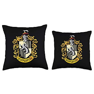 Harry Potter Hufflepuff House Crest Throw Pillow, 16x16, Multicolor