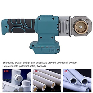 Hot Melt Machine Kit, 350W PPR Pipe Welder, PPR Hot Melt Welding Machine, 21V Lithium Battery Powered, for PPR Water Pipes