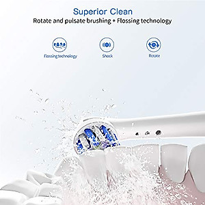 Replacement Toothbrush Heads for Oral B Braun, 2 Pack Professional Electric Toothbrush Heads, Precision Clean Brush Heads Refill Compatible with Oral-B 7000/Pro 1000/9600/ 5000/3000/8000 (2pack)