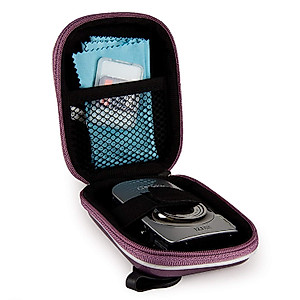 Compact Camera Case Bag Pouch Purse, Protective Hard EVA Travel Carrying Case for Canon PowerShot SX720 HS, SX620 HS, ELPH 190 is, ELPH 170 is, ELPH 360 HS and More