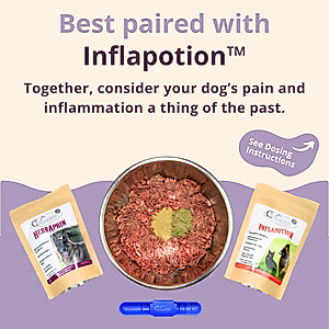 Glacier Peak Holistics HerbAprin - Natural Pain Relief for Dogs, Organic Herb Blend for Arthritis, Aches & Pains, and Hip & Joint Discomfort - 3oz