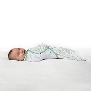 SwaddleMe® Room to Grow™ Swaddle – 0-6 Months, 1-Pack (Into The Wild) Baby Swaddle Wrap Grows with Baby, Transitioning to Arms Out Sleep to Safely Roll and Self-Soothe