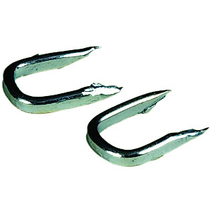 The Hillman Group 122662 Galvanized Double Point Staples Number 11, 1/2-Inch