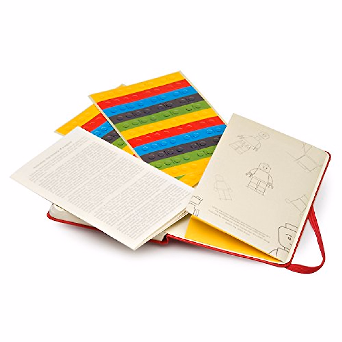 Moleskine Limited Edition Lego Notebook, Hard Cover, Pocket (3.5" x 5.5") Ruled/Lined, Scarlet Red, 192 Pages