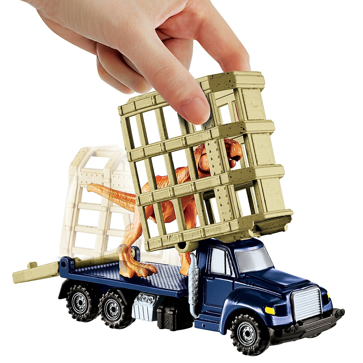 MATCHBOX JURASSIC WORLD DINO TRANSPORTERS T. Rex Trailer