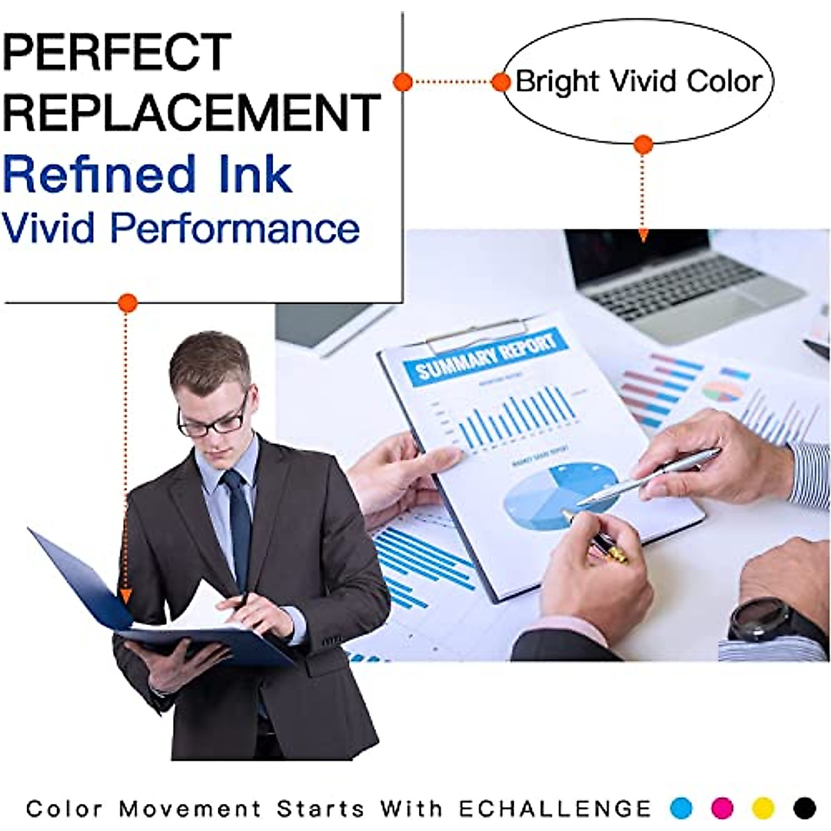 288XL Ink Cartridges Remanufactured Replacement for Epson 288 288XL T288XL Ink Cartridges High Yield 4 Combo Pack to use with XP-440 XP-330 XP-446 XP-340 XP-430 (Black, Cyan, Magenta, Yellow)