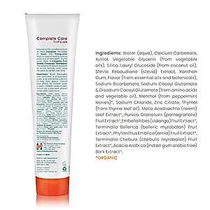 Himalaya Botanique Complete Care Toothpaste, Simply Cinnamon, Plaque Reducer for Brighter Teeth and Fresh Breath, 5.29 oz