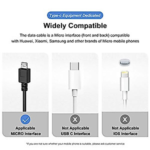 Ancable Micro USB Power Cable Cord for Roku Express, Roku Streaming Stick, Roku Premier, Replacement USB Power Cable Cord for Fire TV Stick, Not Compatible with Roku Streaming Stick+ and Ultra, 3-Feet