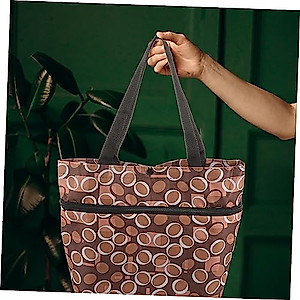 Shopping Tote Bag Trolley Trolley Large Tote Bags Foldable Shopping Bag Shopping Trolly on Wheel Folding Shopping Bag Grocery Tote Bag Trolley Bag Groceries Storage Bags Cloth