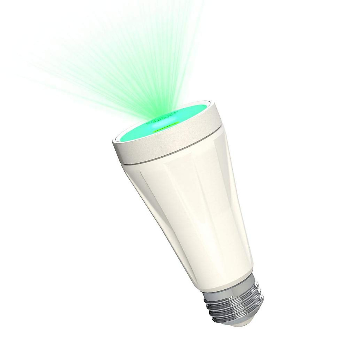 BlissLights BlissBulb - Laser Star Projector, Galaxy Lighting for Party, Holidays, Night Lights, Patios (Indoor/Outdoor, Standard E26 Base) - Red