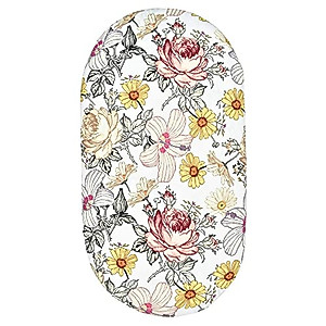 Stretchy Bassinet Sheet, Breathable Universal Cradle Sheet for Rectangle, Oval, or Hourglass Bassinet Pads/Mattress, Ultra Soft Fitted Sheets for Baby Boys Girls