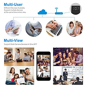 Hidden Spy Camera,1080P WiFi ,Mini, Portable Wireless Security Cameras Video Recorder IP Cameras Nanny Cam with DIY Interchangable Lens/Motion Detection for Indoor Outdoor Monitoring