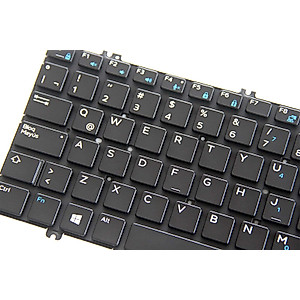 KbsPro Backlit Teclado Latin Spanish Keyboard for Dell Latitude 7280 7290 7380 7389 7390 5280 5289 5290 0W6T39 Laptop Backlight