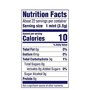 LIFE SAVERS Pep-O-Mint Breath Mints Hard Candy, 2.75 oz Bag (Pack of 12)