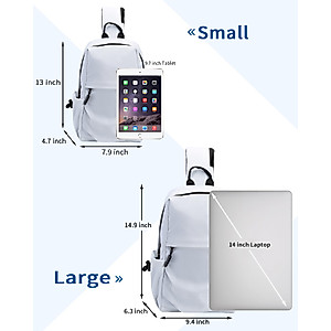 Seoky Rop Men Women Sling Bag Backpack Lightweight Water Resistant Chest Shoulder Crossbody Bags for Walking Travel Cycling Large White