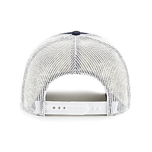 '47 MLB Trucker Snapback Adjustable Hat, Adult One Size Fits All (as1, Alpha, one_Size, Atlanta Braves, One Size)