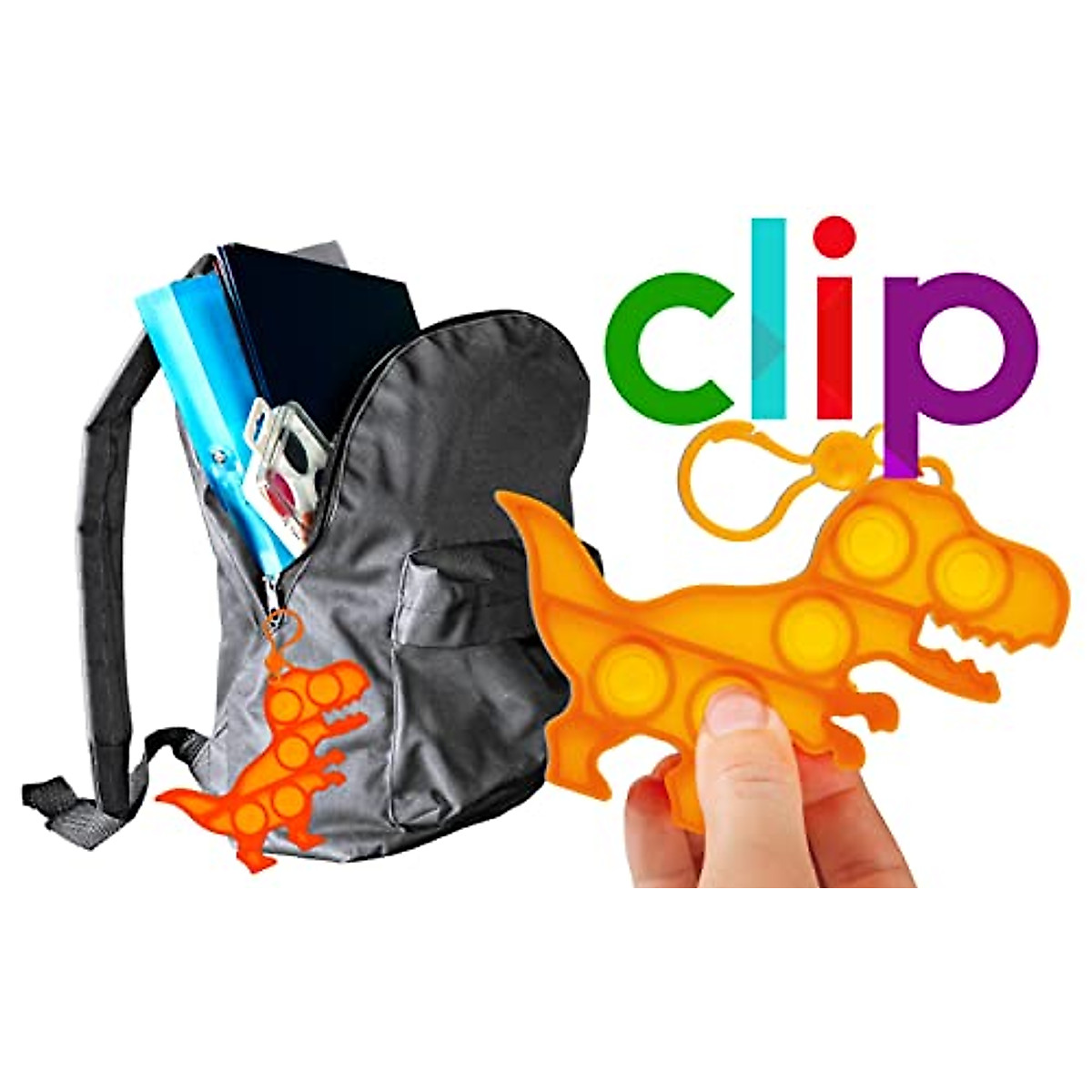 JA-RU Pop It Keychain Bubble Fidget Toy (144 Units Assorted) Sensory Toys Push Cheap Popper Popping Toy Cheap Popper Fidget Toy Pack Stress Relief Toy Game Birthday Party Favors Stuffers 4781-144s