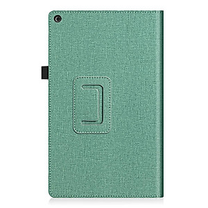 Fintie Folio Case for Amazon Fire HD 10 Tablet (Compatible with 7th and 9th Generations, 2017 and 2019 Releases) - Premium PU Leather Slim Fit Stand Cover with Auto Wake/Sleep, Sage