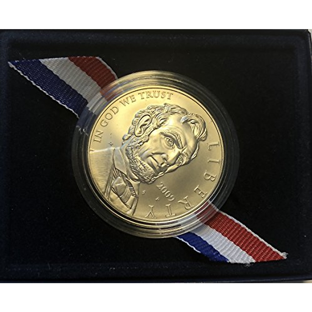 2009 P Silver Abraham Lincoln Dollar About Uncirculated US Mint