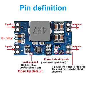 Alinan 5pcs High Efficiency Output 12V 5A mini560 Step Down DC-DC Converter Voltage Regulator Buck Stabilized Power Supply Module