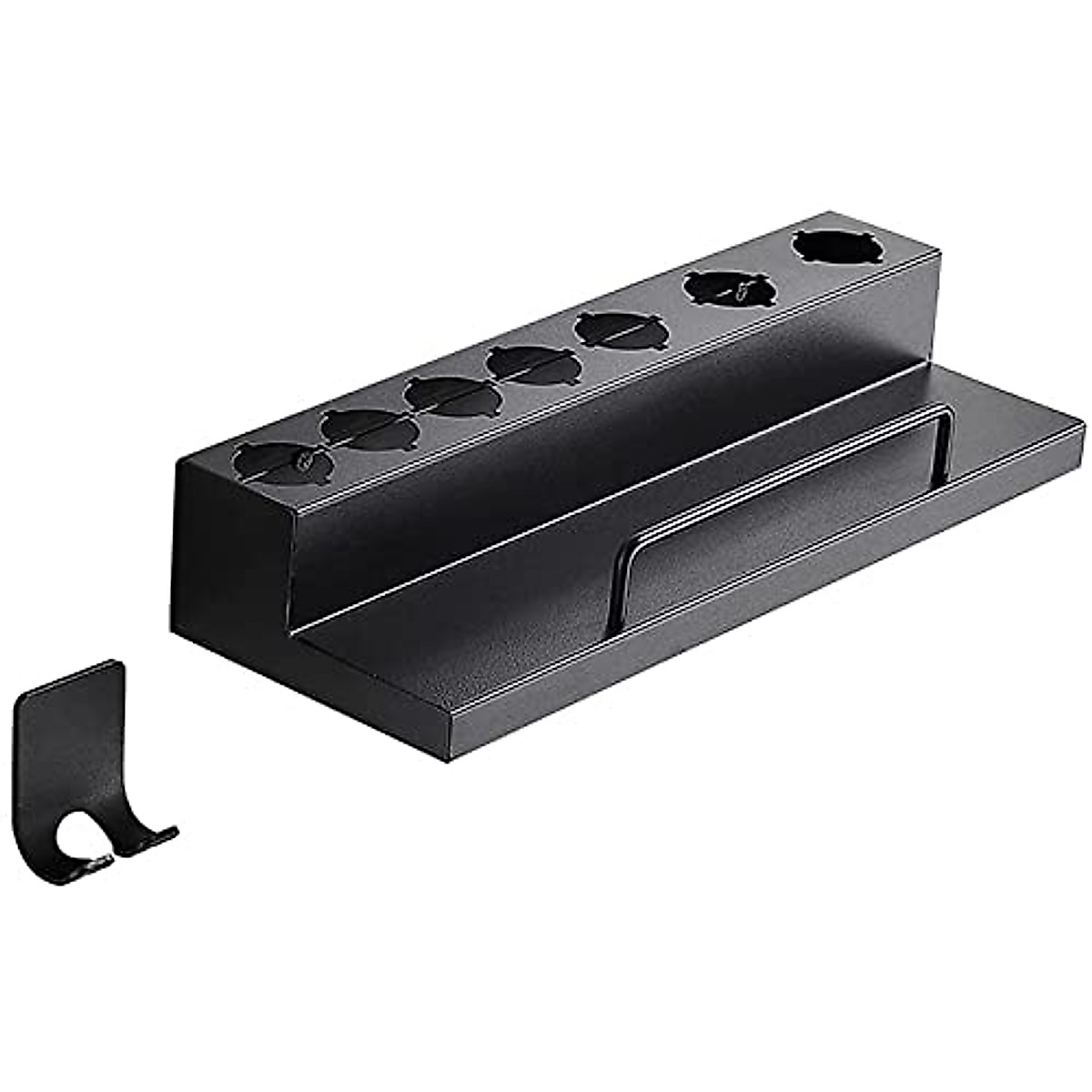 UASIO Storage Holder for Dyson Airwrap Curling Iron Accessories 8-Head Shaper Support Wall Mounted Rack Bracket Stand with Adhesive for Home Bathroom