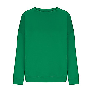 Womens Oversized Sweatshirts Long Sleeve Crew Neck Pullover Sweatshirt Casual Outfits 2023 Fashion Fall Clothes