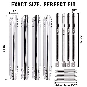 Grill Replacement Parts for Charbroil Advantage 463344015 463343015 463433016 463240015 463432215 463240115 463642116 463235815 463370015 Gas Grill, G458-0018-W1 G432-8M00-W1 G4580018W1 G4328M00W1