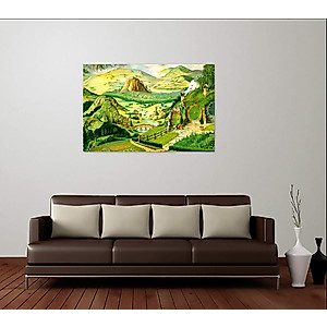 Best Print Store - Lord of The Rings, Hobbit, The Shire Poster (24x36 inches)