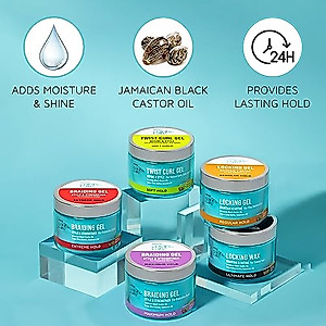 KISS COLORS & CARE Ultimate Hold Locking Wax, 6 oz. - starts and maintains locs with long lasting hold and no build up. Ideal for thicker hair textures