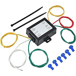 Oyviny 2-to-3-Wire Splice-in Trailer Tail Light Converter Electrical System Turn Signal Brake Wire Harness Adapter Color Coded for Trailer RV Dinghy Towing Pickup Trucks Vans