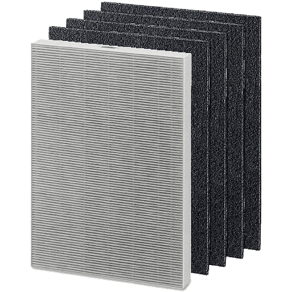 Nispira HEPA Filter and Activated Carbon Pre Filter Replacement Compatible with Fellowes HF-300 Air Purifier AeraMax 290/300 DX95 Fellowes 0, 1 Filter