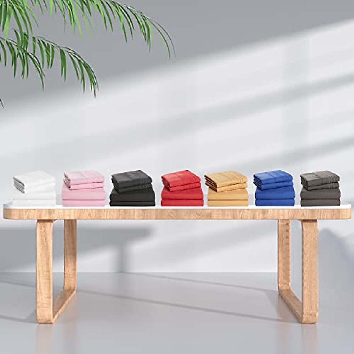 NexHome Twin XL Size Sheet Set, Breathable & Cooling Sheets, Hotel Luxury Bed Sheet, Extra Soft, Deep Pockets 16", Easy Fit, Wrinkle Free, Comfy, Chocolate Bed Sheets 3 Piece Set