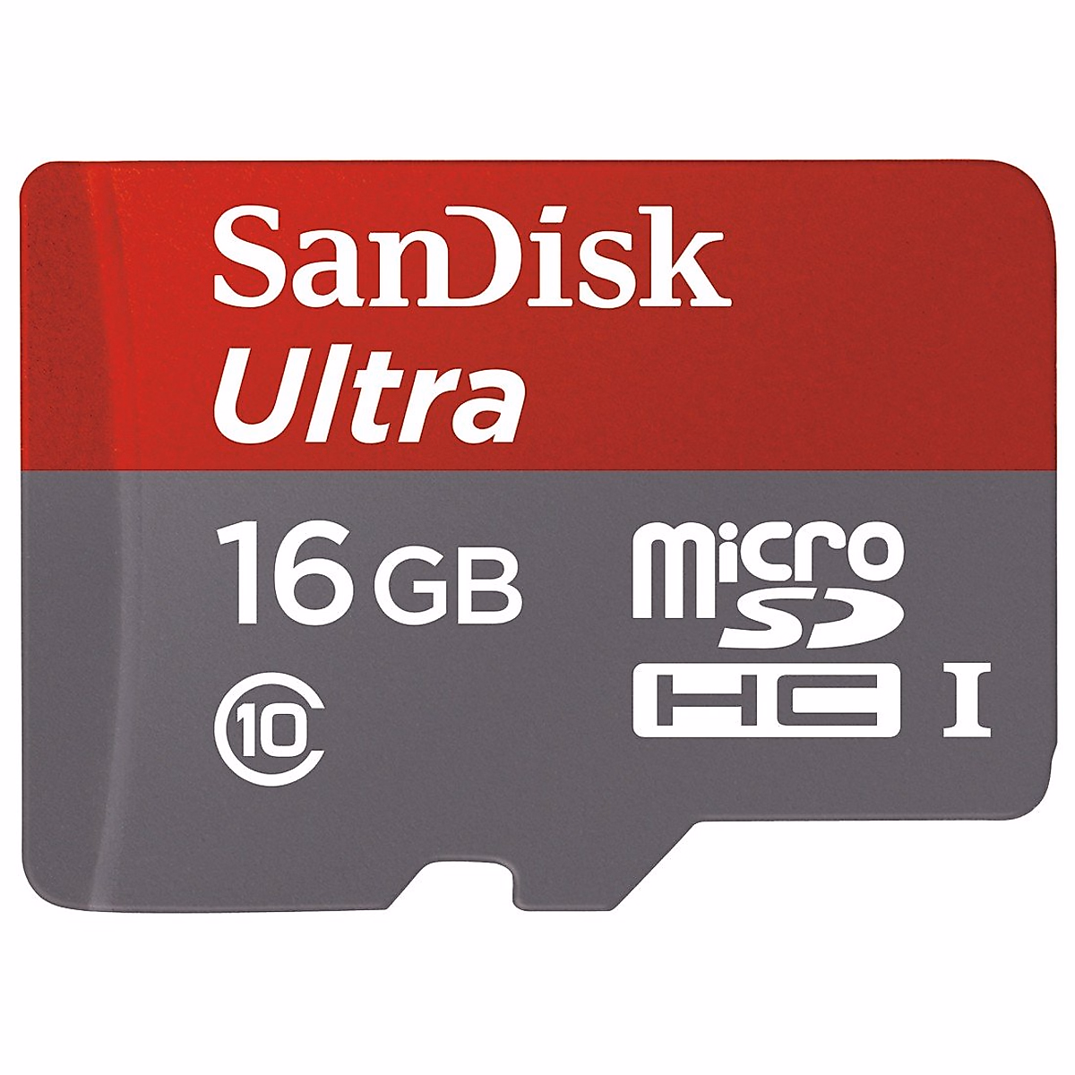 SanDisk Ultra 16GB UHS-I/Class 10 Micro SDHC Memory Card With Adapter- SDSDQUAN-016G-G4A [Old Version]