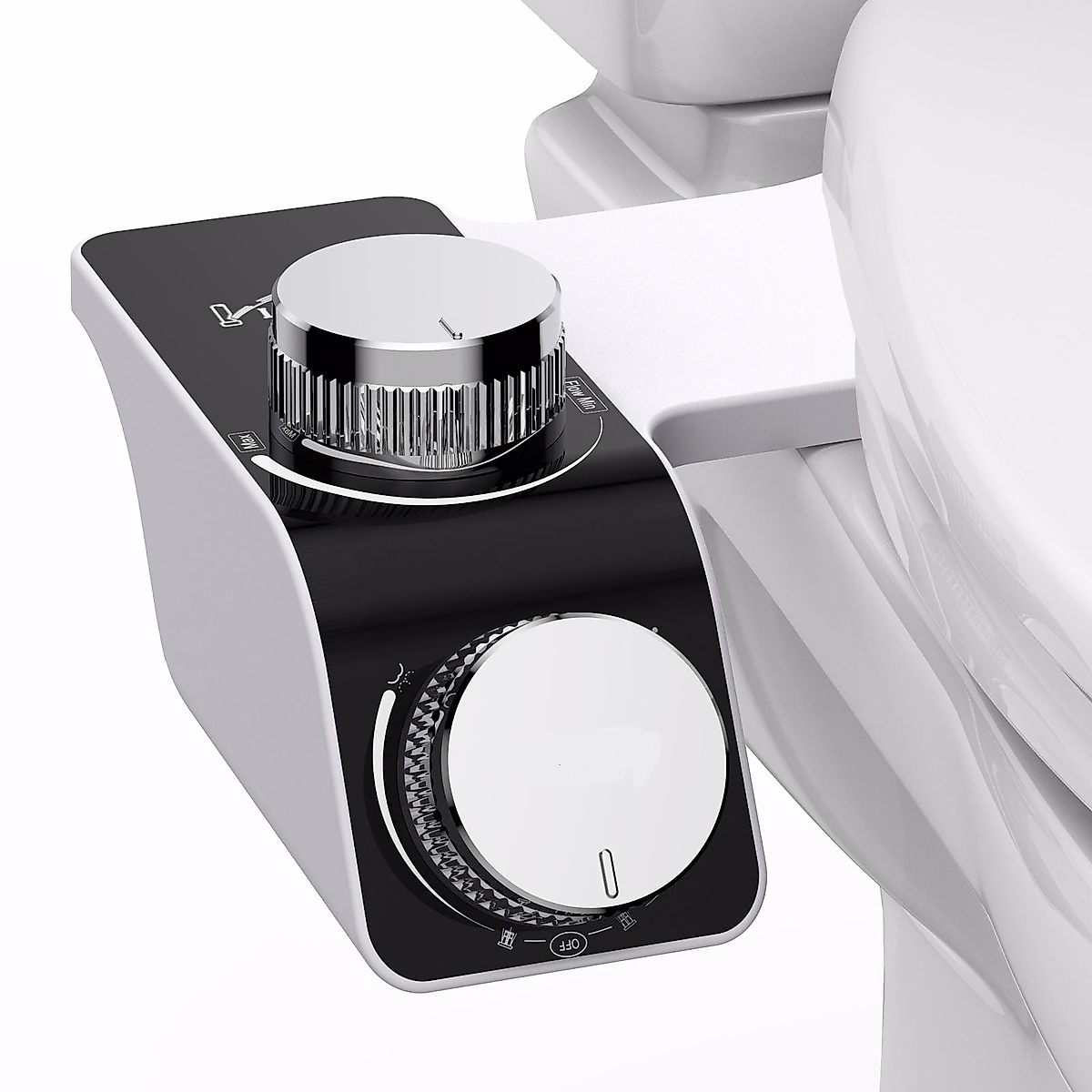 Uneeruiqy Bidet Attachment for Toilet Non-Electric Cold Water Bidet Toilet Seat Attachment Fresh Water Spray with Parts Tools for Deep Cleaning