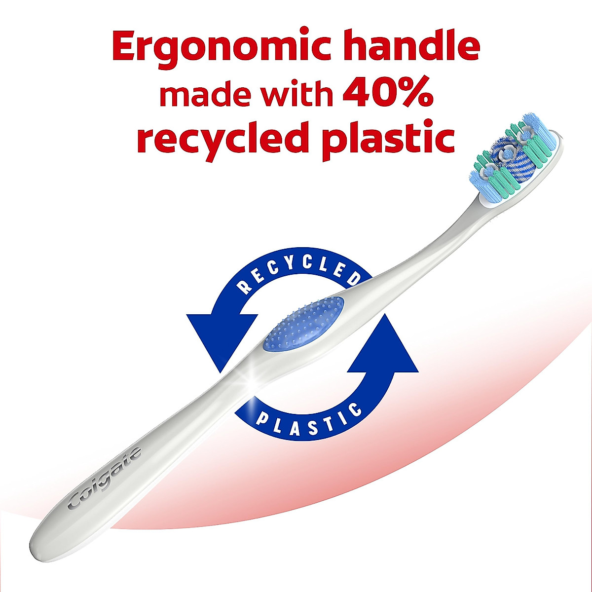 Colgate 360 Optic White Full Head Toothbrush, Medium