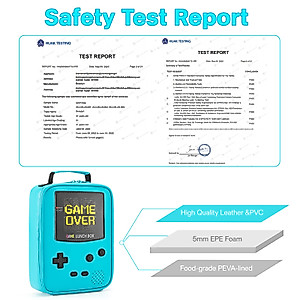 Kids Lunch Box Boy Insulated Lunch Bag Game Leather Thermal Lunch bag for School Insulated Cooler Bag Game Lunch Boxes for Boys Girls Kids Toddlers Teen