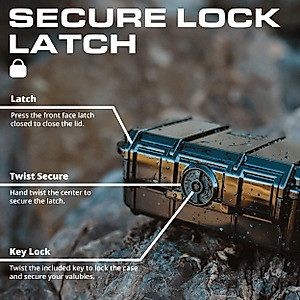 Evergreen 57 Waterproof Dry Box Protective Case - Travel Safe/Mil Spec/USA Made - for Cameras, Phones, Ammo Can, Camping, Hiking, Boating, Water Sports, Knives, & Survival (Blue)