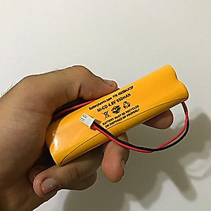 All Fit E1021R LITHONIA D-AA650Bx4 Unitech Dual-Lite 0120859 Ni-CD AA 650mAh 4.8V EJW-NI-CAD 800mah BYD D-AA650B-4 Exit Sign Emergency Light NiCad Battery Pack Replacement