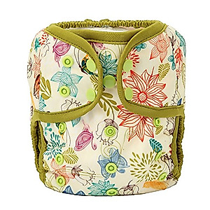 ReUseLife One Size Cloth Diaper Cover Snap with Double Gusset 3 Pack (Rose Pineapple Bloom)
